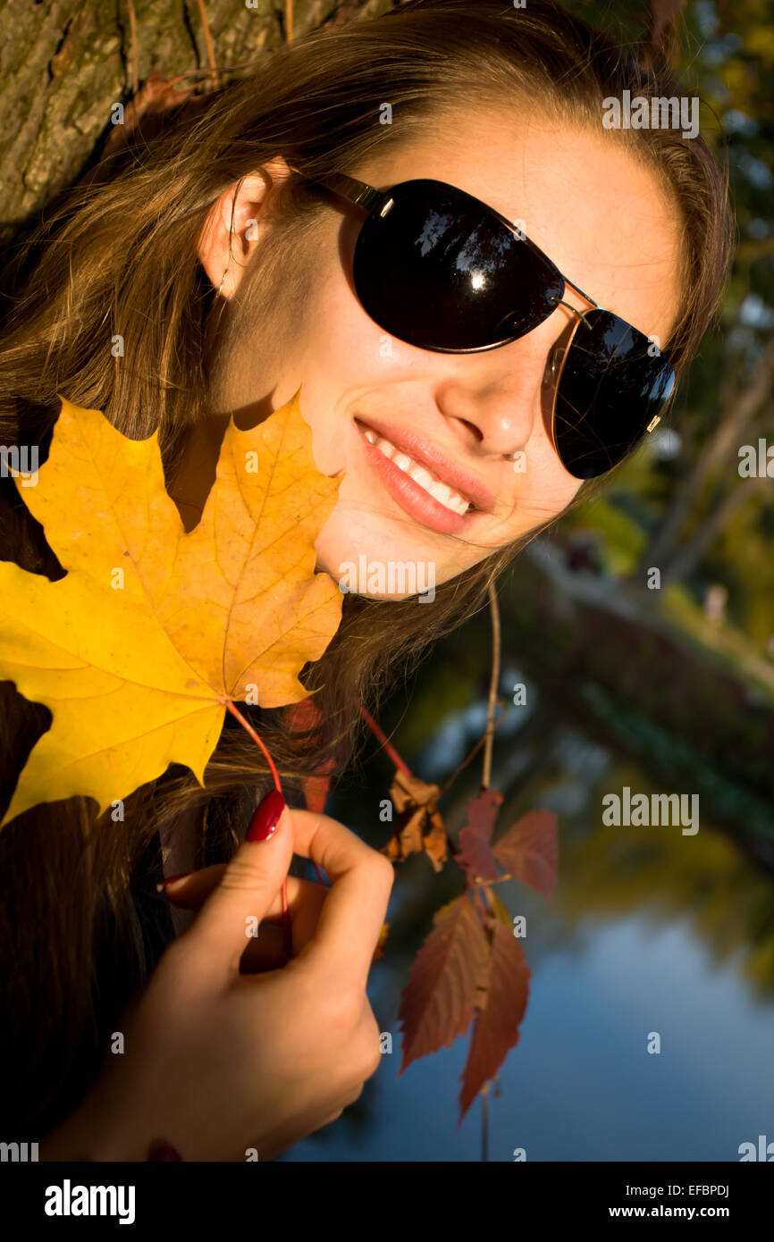 Beautiful girl smiling Stock Photo - Alamy