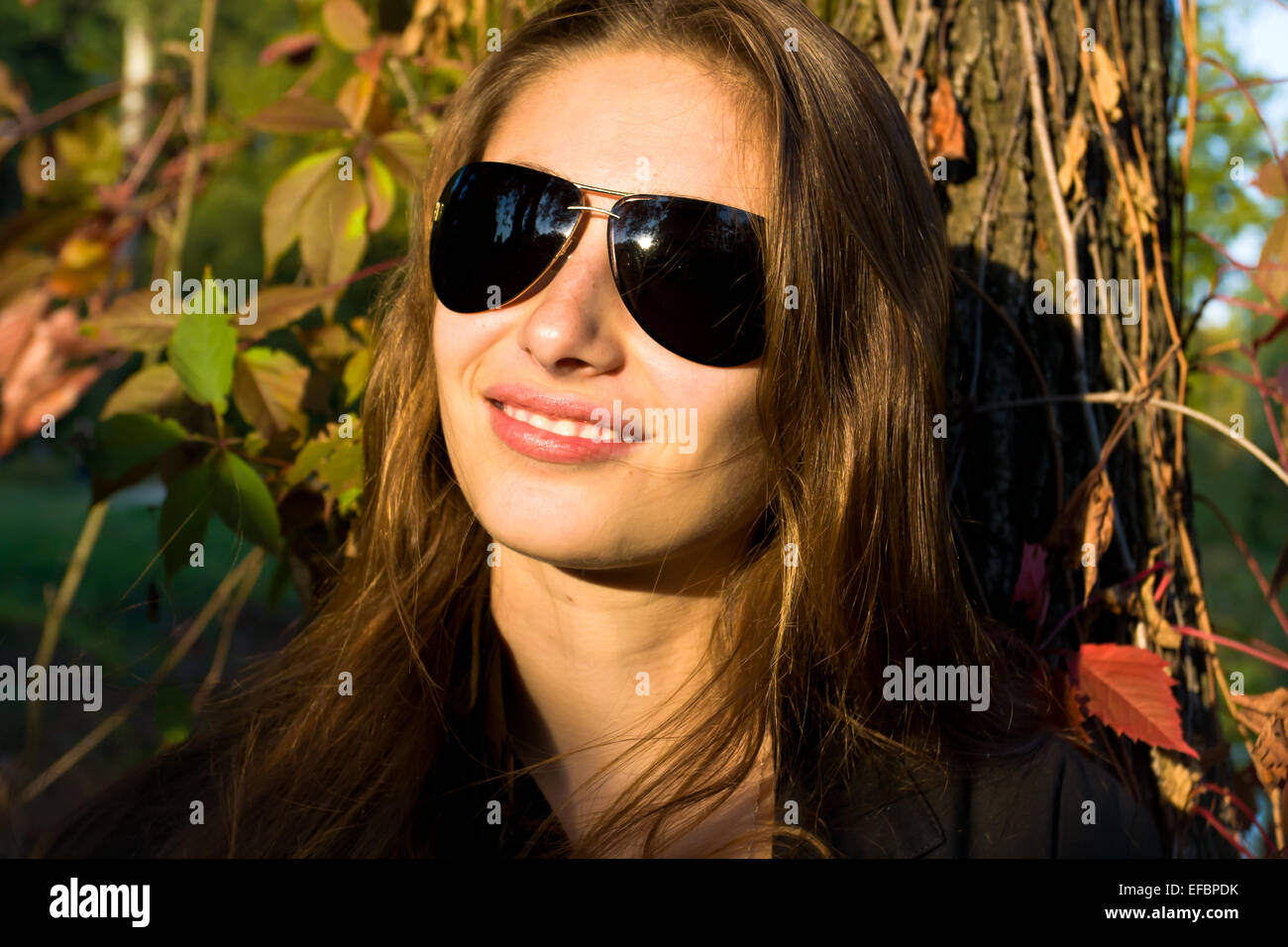 Beautiful girl smiling Stock Photo - Alamy