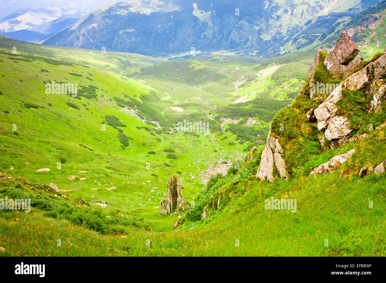 Beautiful mountains landscape Stock Photo - Alamy