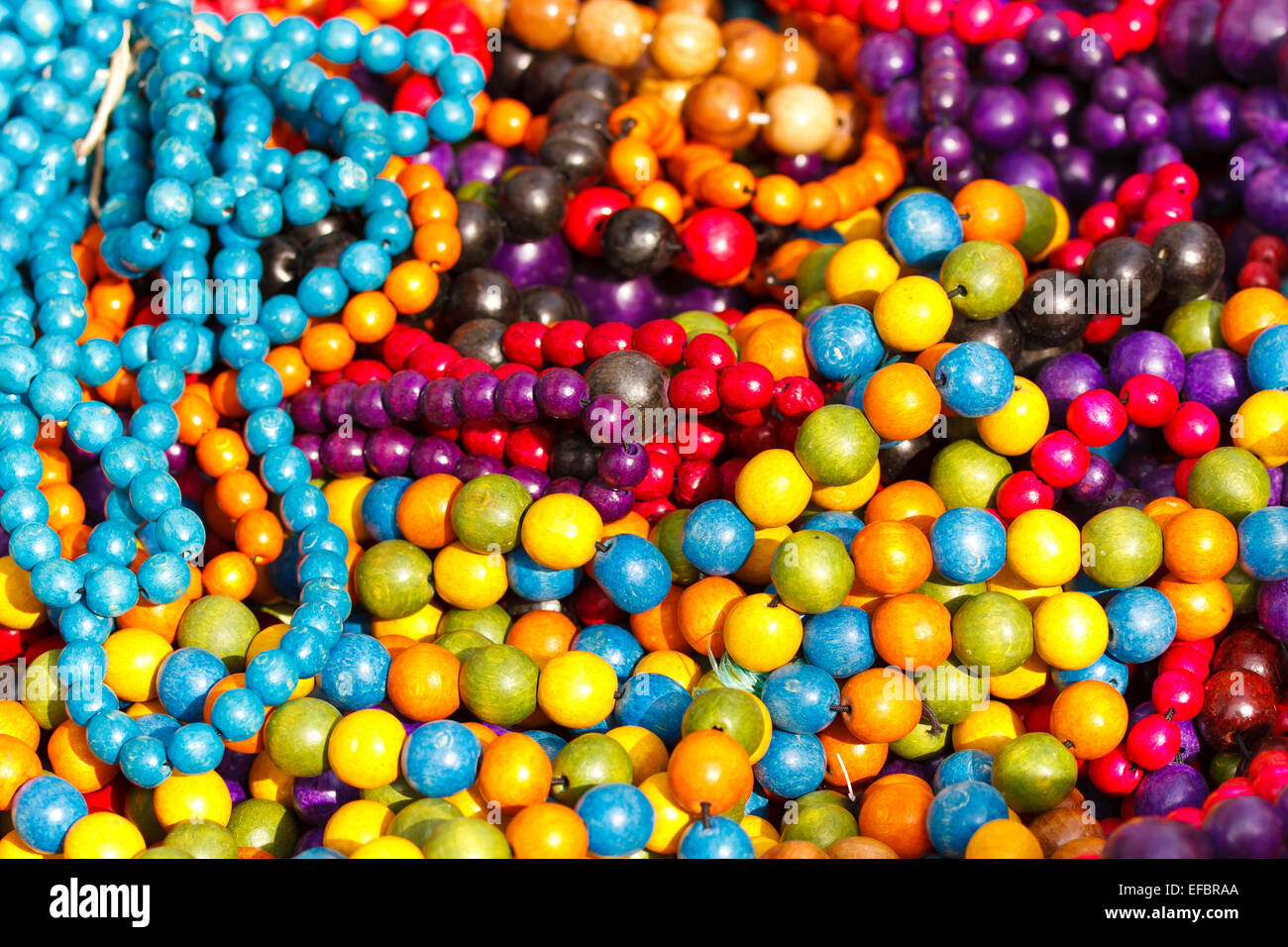colorful necklace pil Stock Photo - Alamy