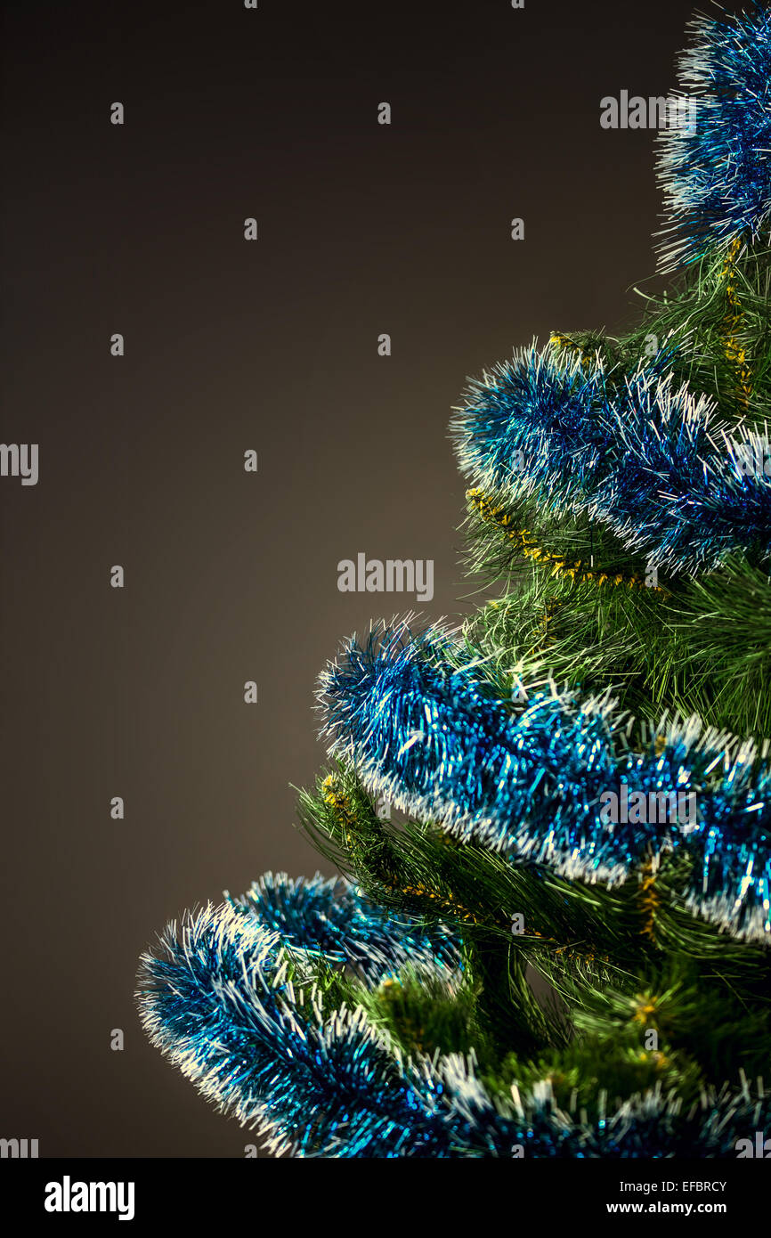 festive New Year tree Stock Photo - Alamy