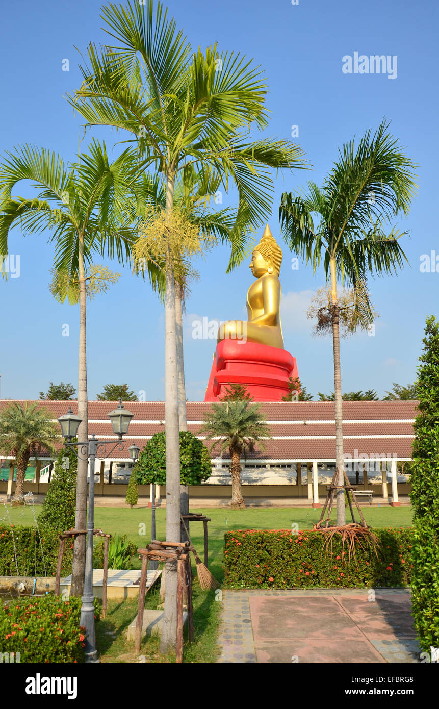 Buddha image Phra Phuttha Sothon or Luang Pho Sothon that is one of the ...