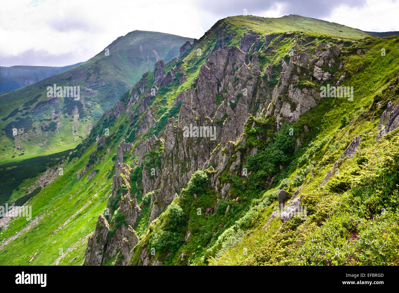 Beautiful mountains landscape Stock Photo - Alamy