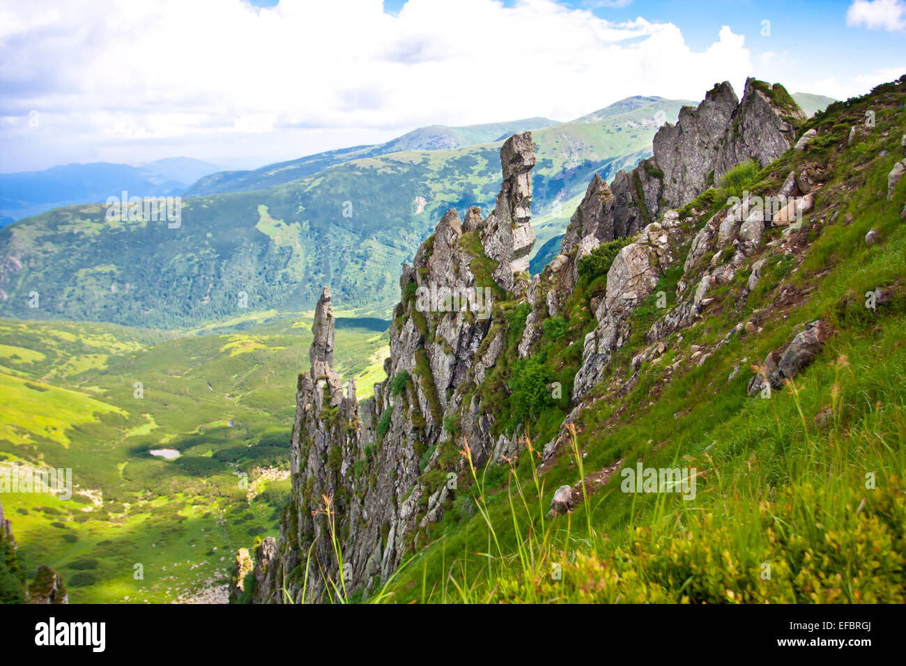 Beautiful mountains landscape Stock Photo - Alamy