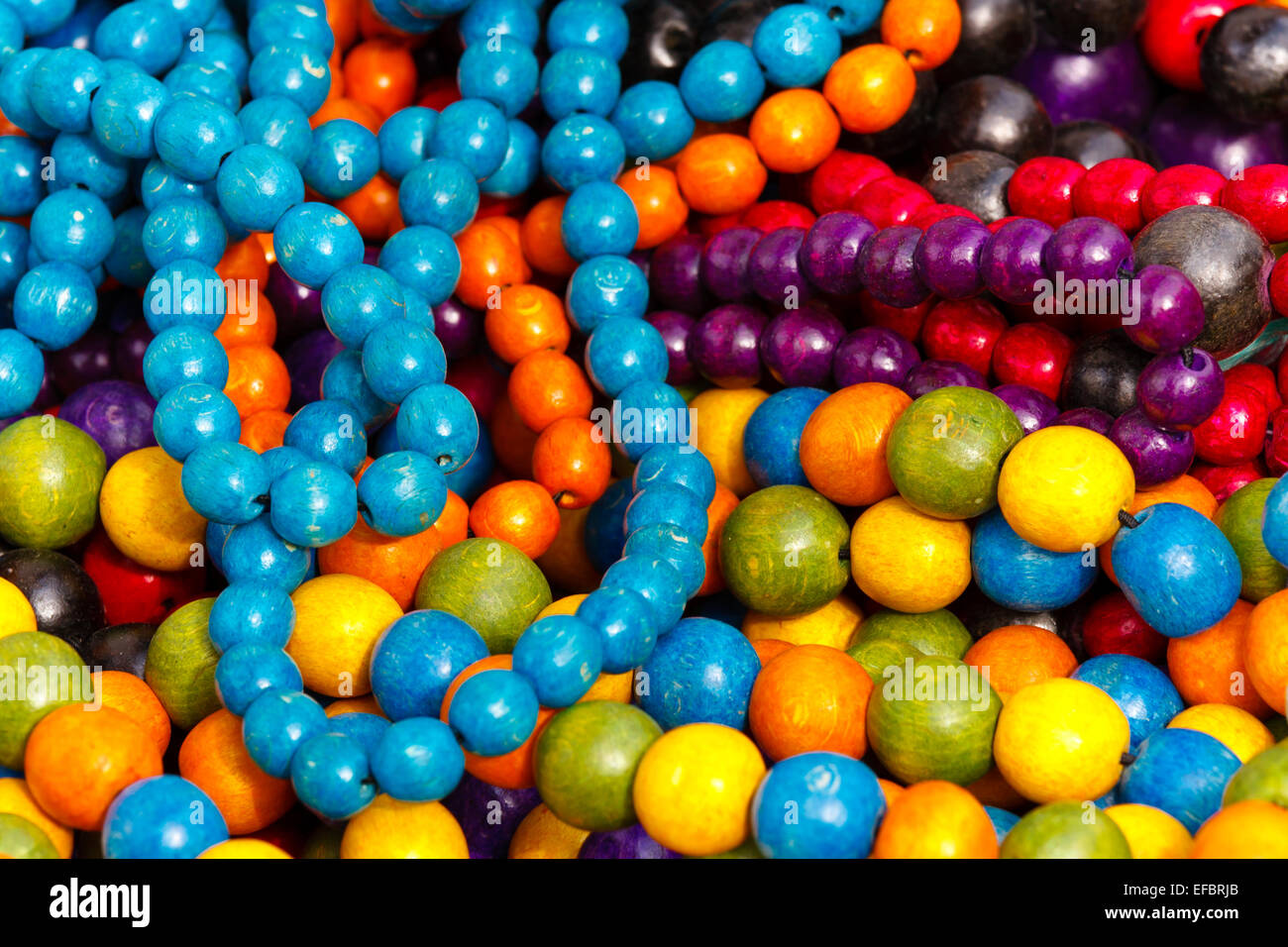 colorful necklace pil Stock Photo - Alamy