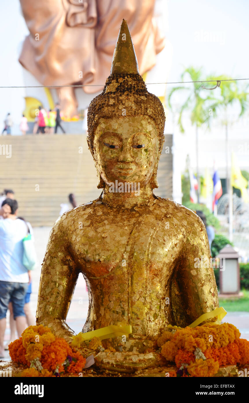 Buddha image Phra Phuttha Sothon or Luang Pho Sothon that is one of the ...