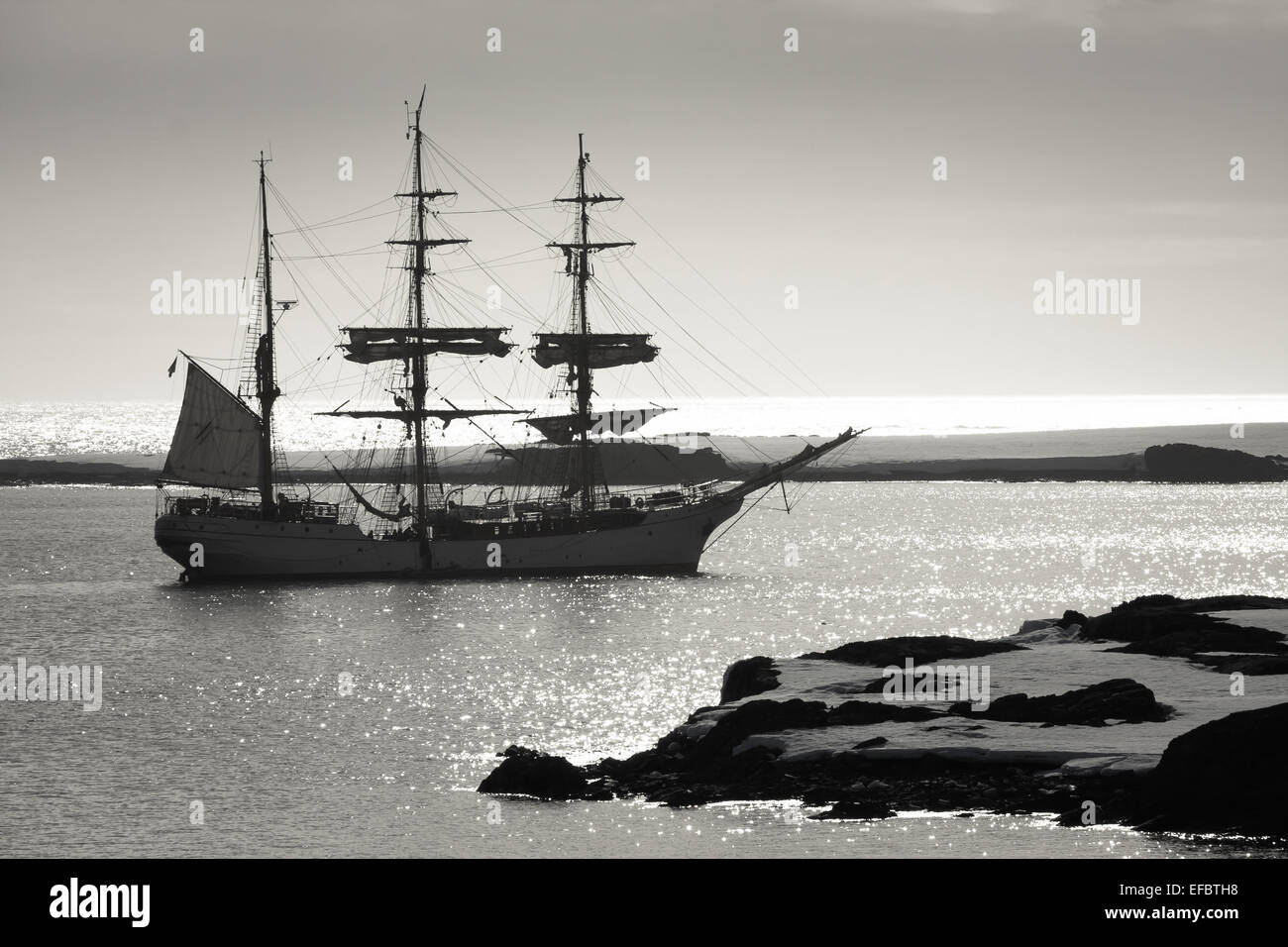 Brigantine warship hi-res stock photography and images - Alamy
