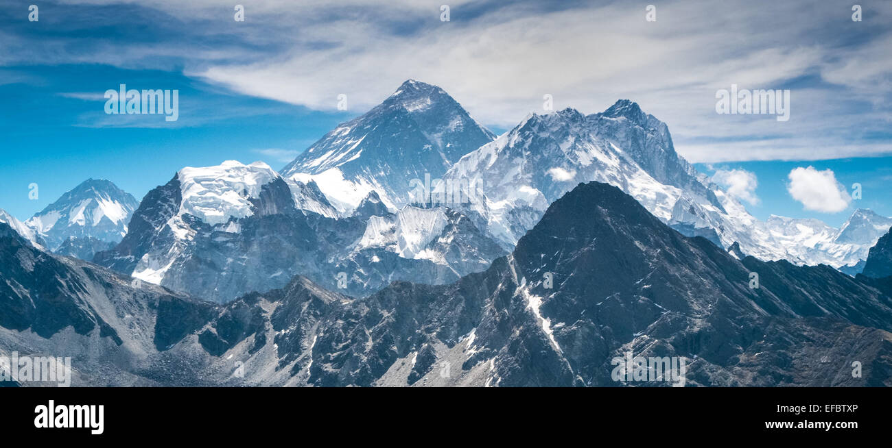 Beautiful snow-capped mountains Stock Photo - Alamy
