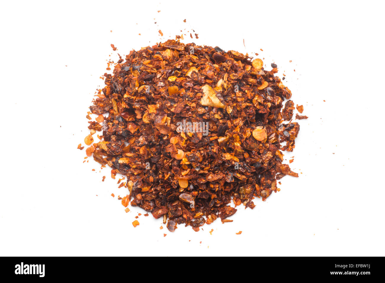 Dried red pepper flakes Stock Photo - Alamy