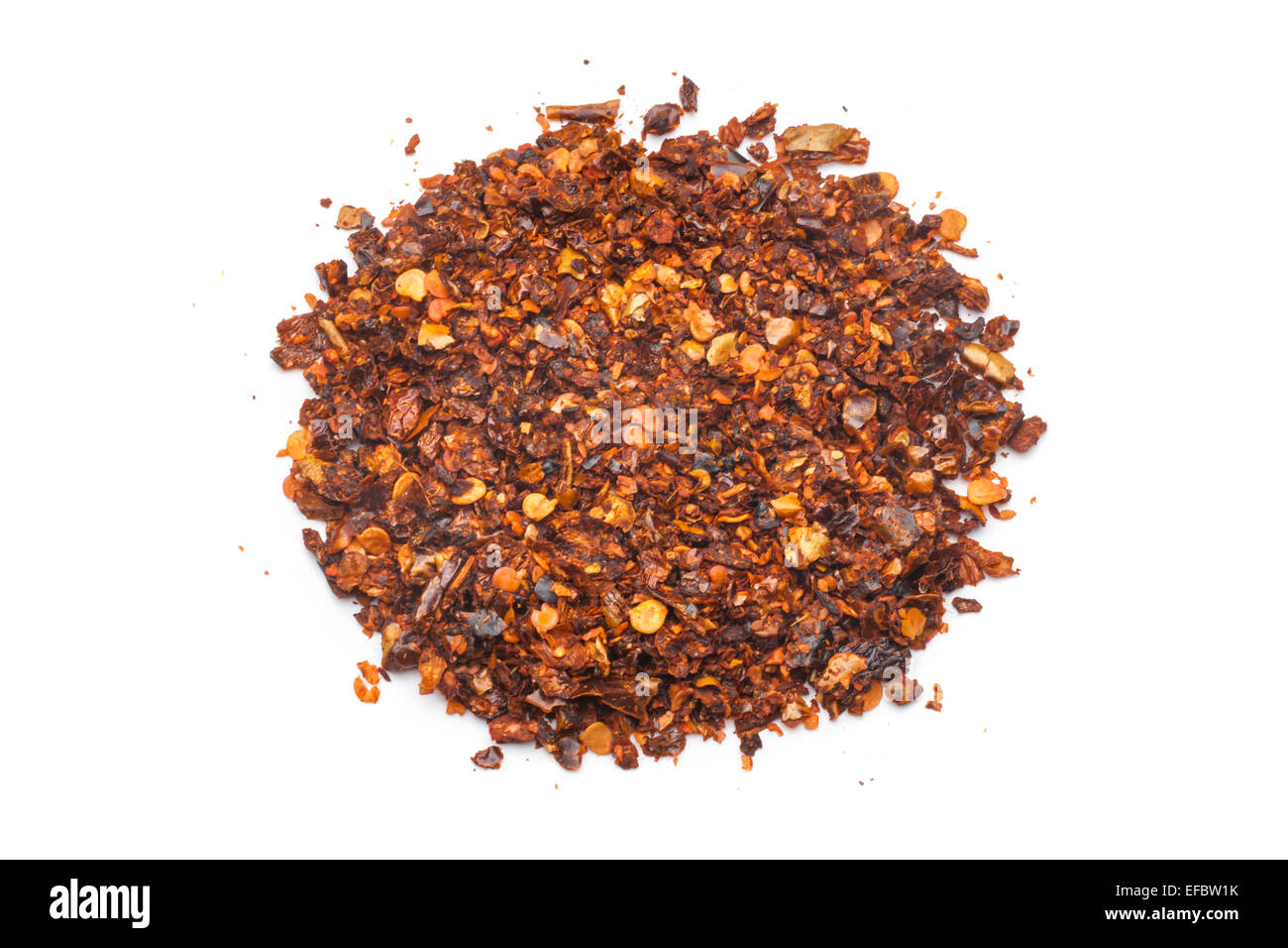 Dried red pepper flakes Stock Photo - Alamy