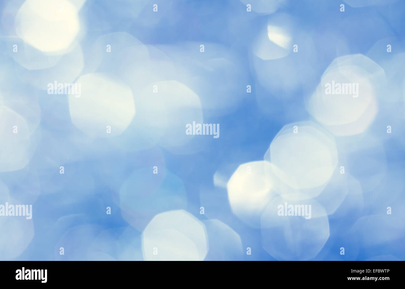 Lights on a blue background Stock Photo - Alamy