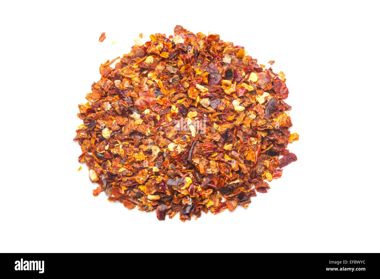 Dried red pepper flakes Stock Photo - Alamy