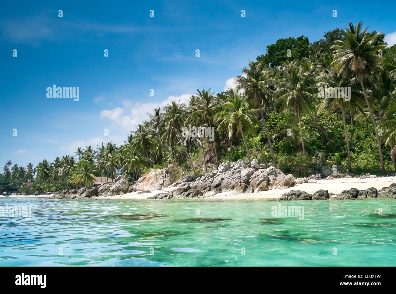 landscape of tropical island Stock Photo - Alamy