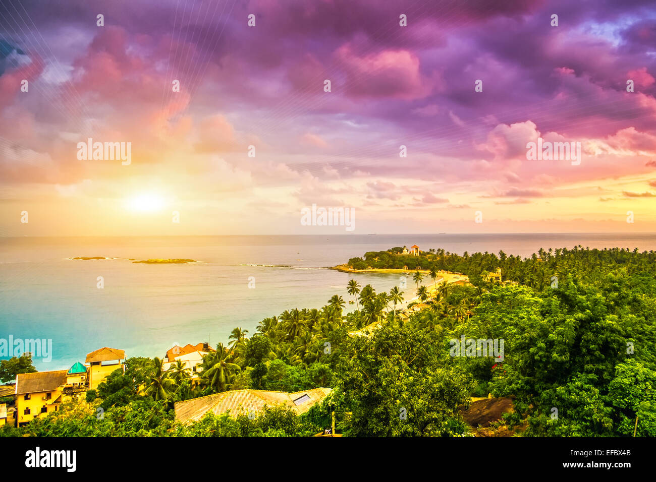 Beautiful blue bay hi-res stock photography and images - Alamy