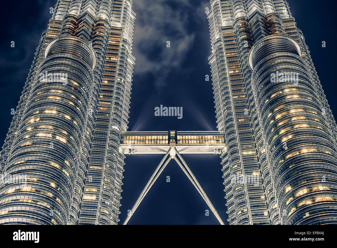 City center office towers lights architecture hi-res stock photography ...