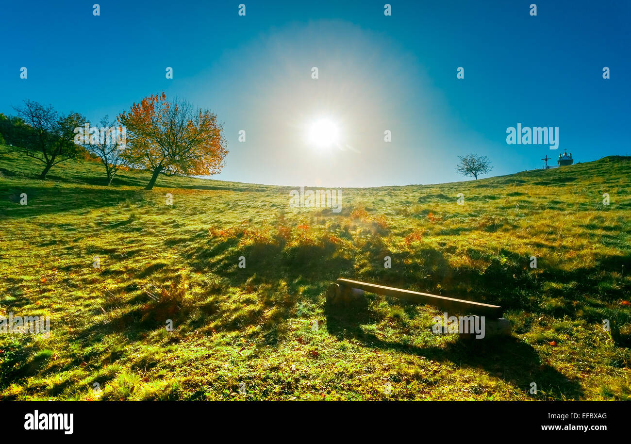Colorful autumn landscape Stock Photo - Alamy