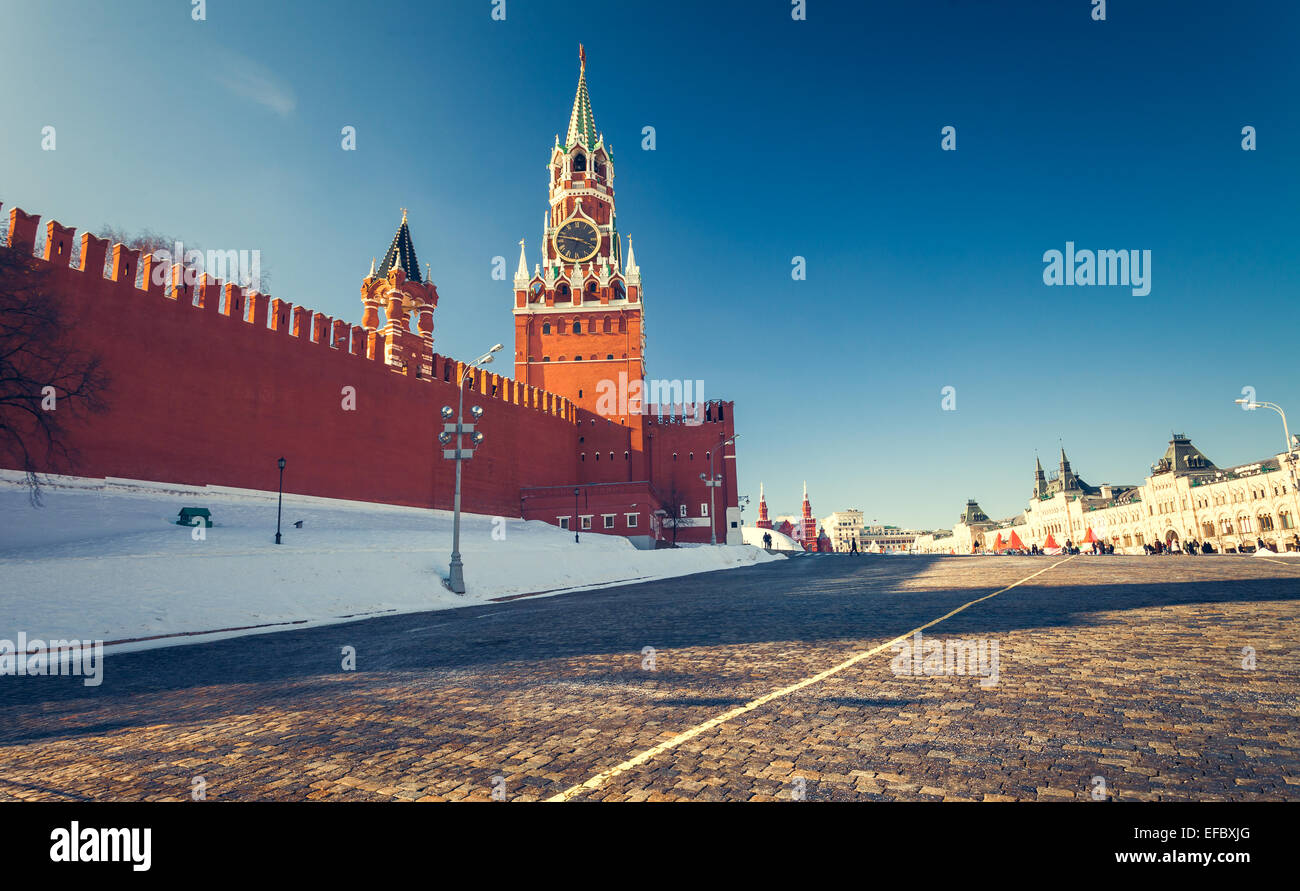 Red Square in winter Stock Photo - Alamy