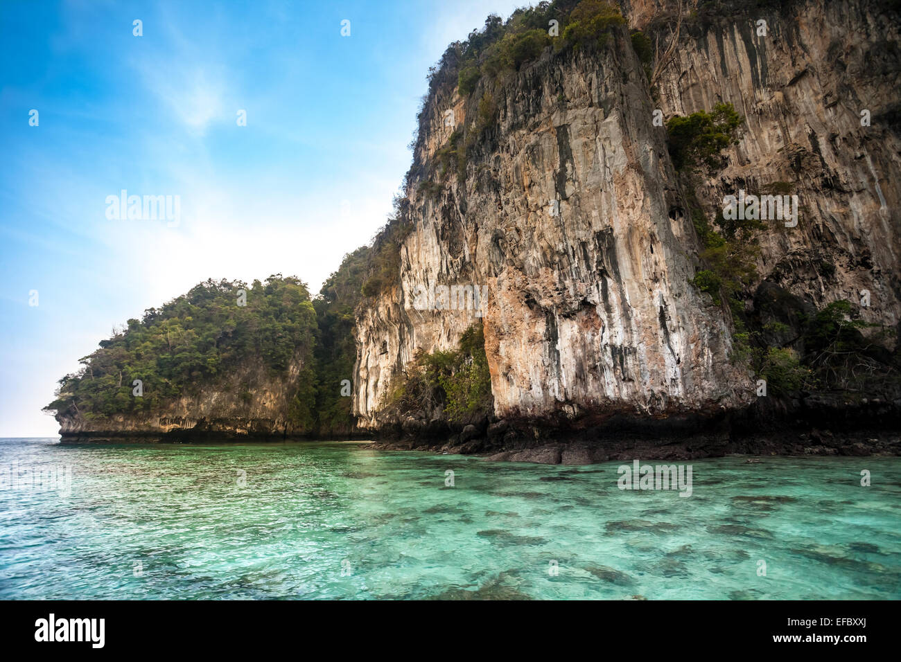 Bay beach clear blue hi-res stock photography and images - Alamy