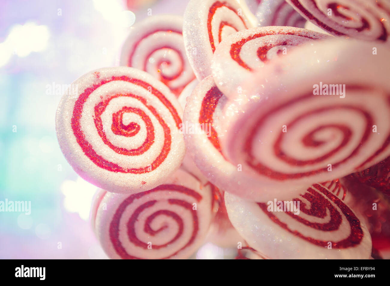 White and red candy Stock Photo - Alamy