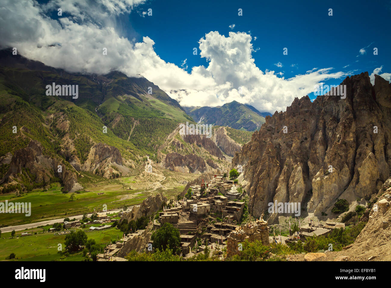 Beautiful Asian landscape Stock Photo - Alamy