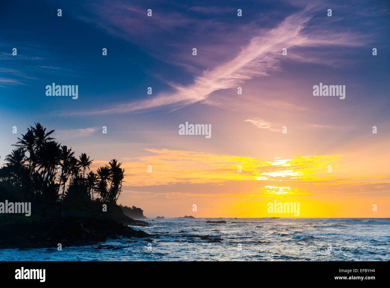 beautiful sunset Stock Photo - Alamy