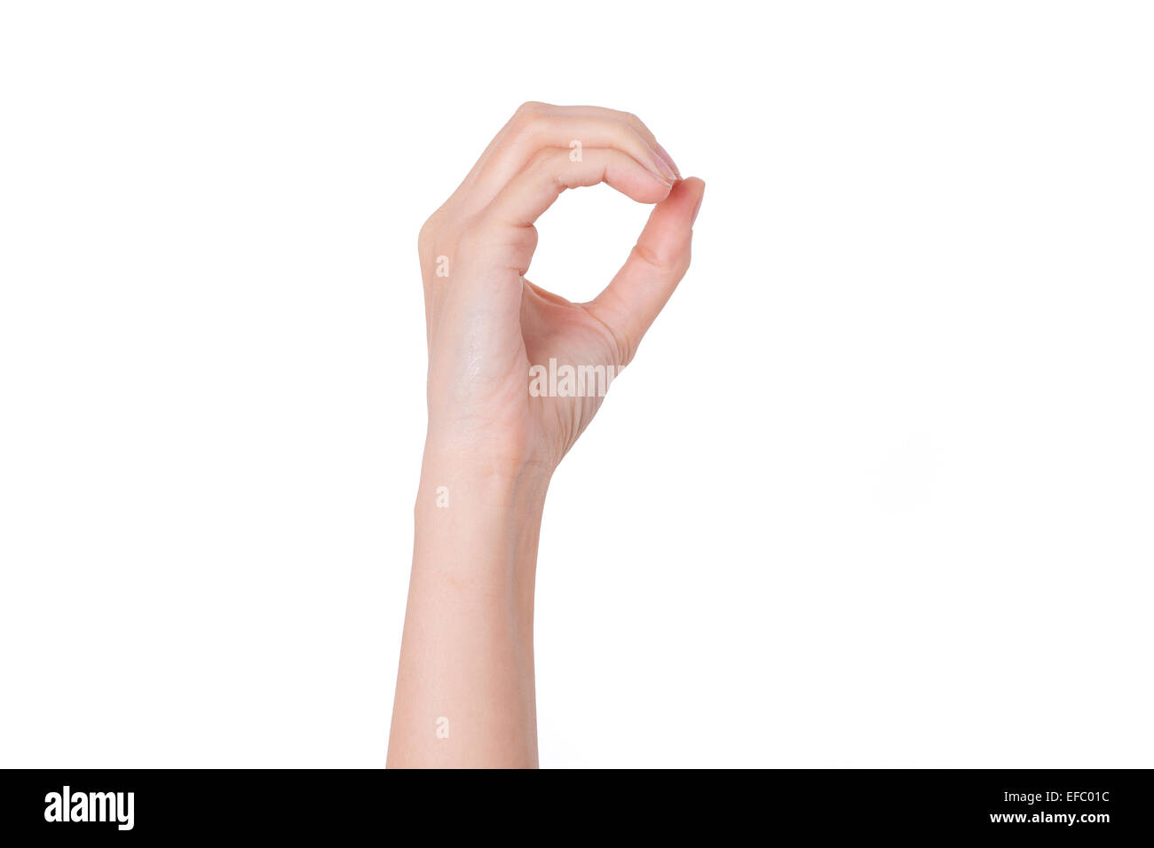 Women right hand palm Cut Out Stock Images & Pictures - Alamy