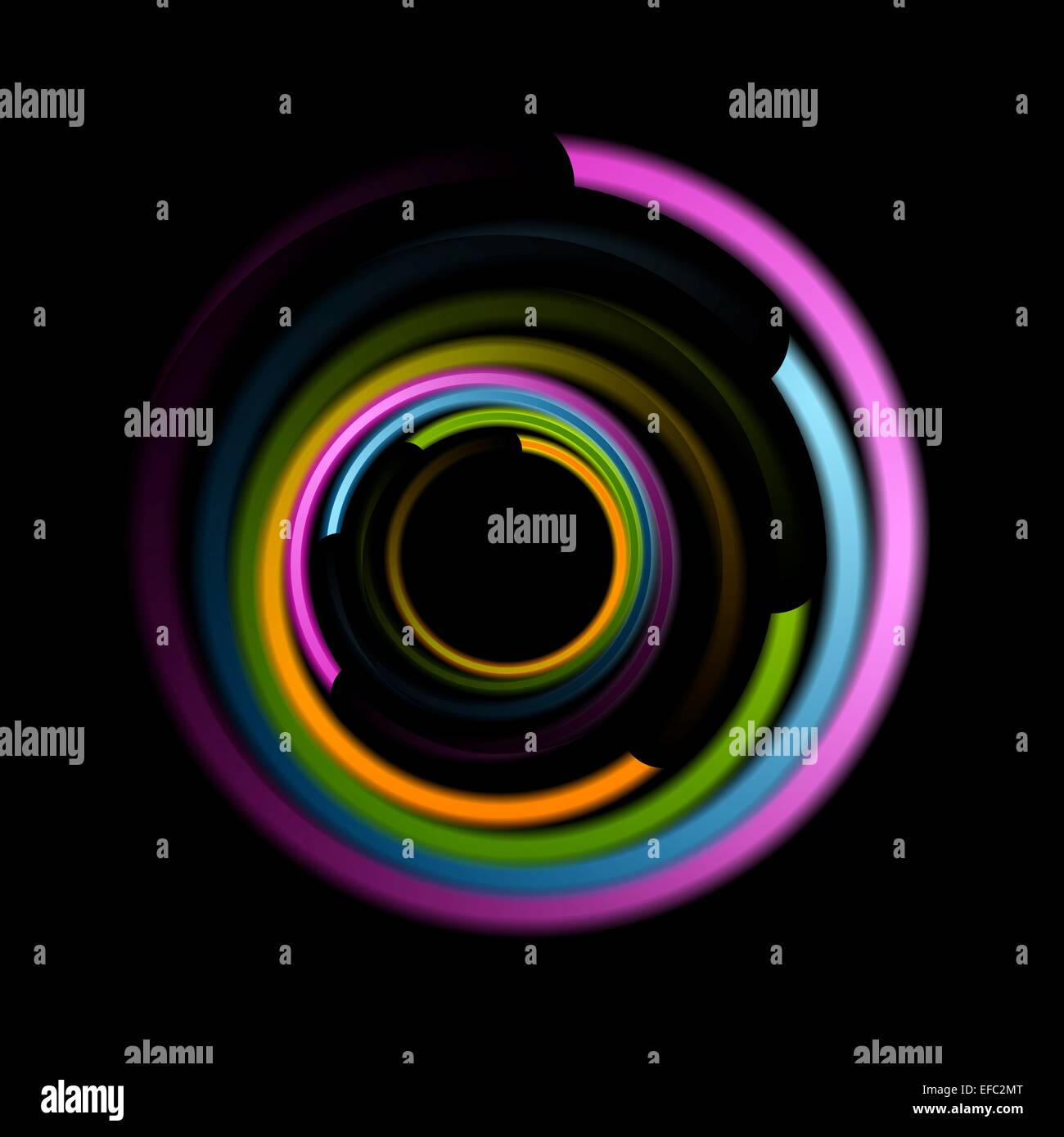Abstract colorful swirl circle background. Vector logo eps 10 Stock ...