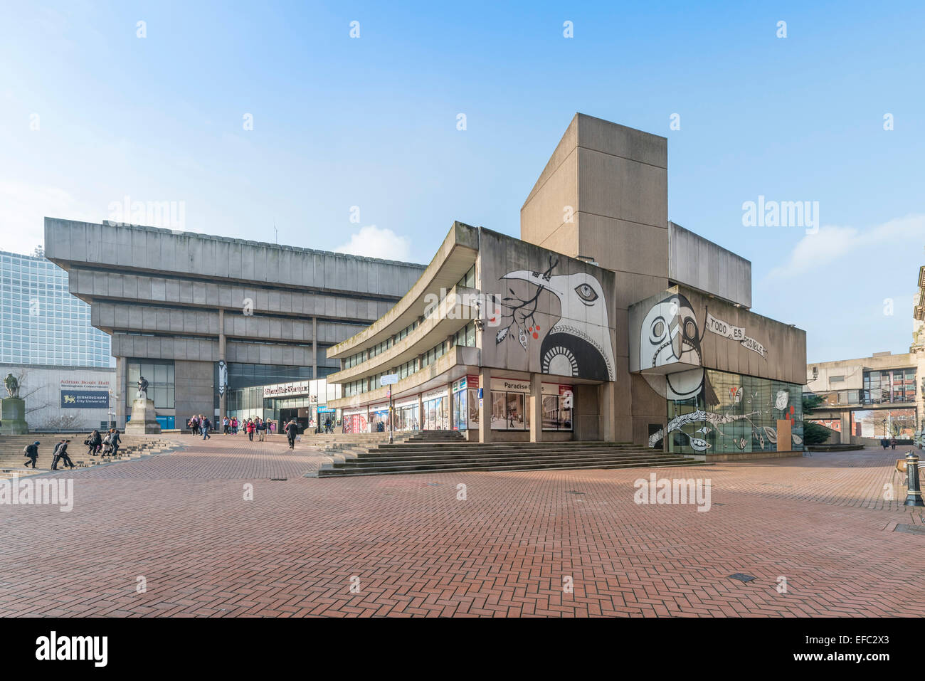The old Library of Birmingham at Paradise Circus, Birmingham prior to ...