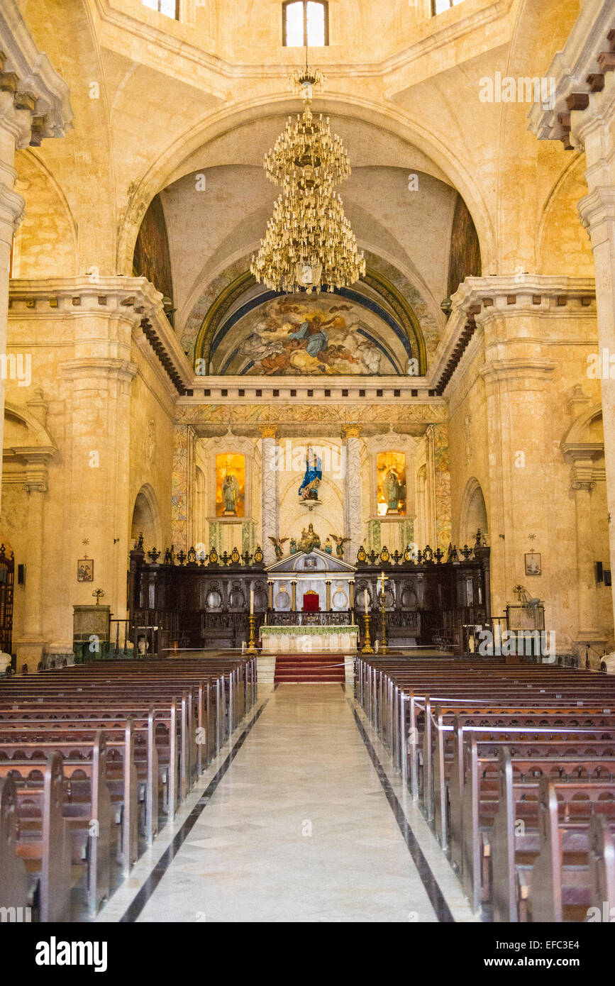 Cuba Old Havana La Habana Vieja Catedral de San Cristobal Baroque ...