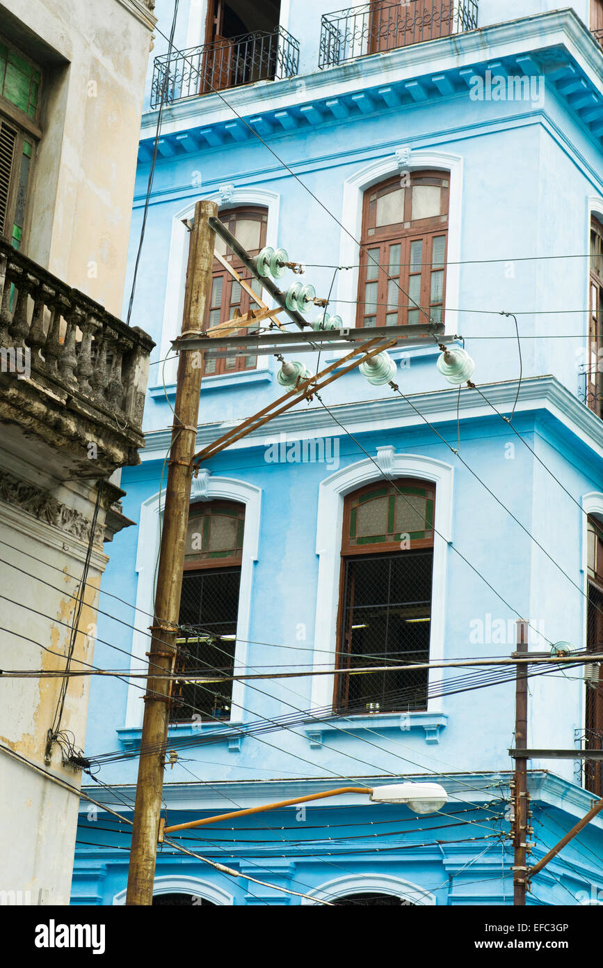 Cuba Old Havana La Habana Vieja typical street scene with multiple ...