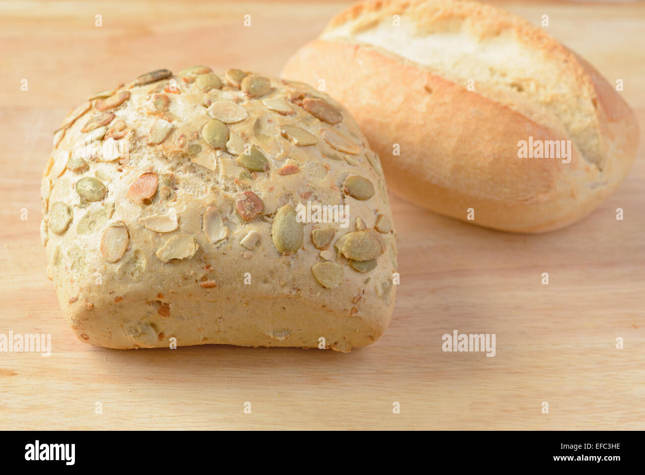 Stock image of bread rolls fresh from the bakers Stock Photo - Alamy