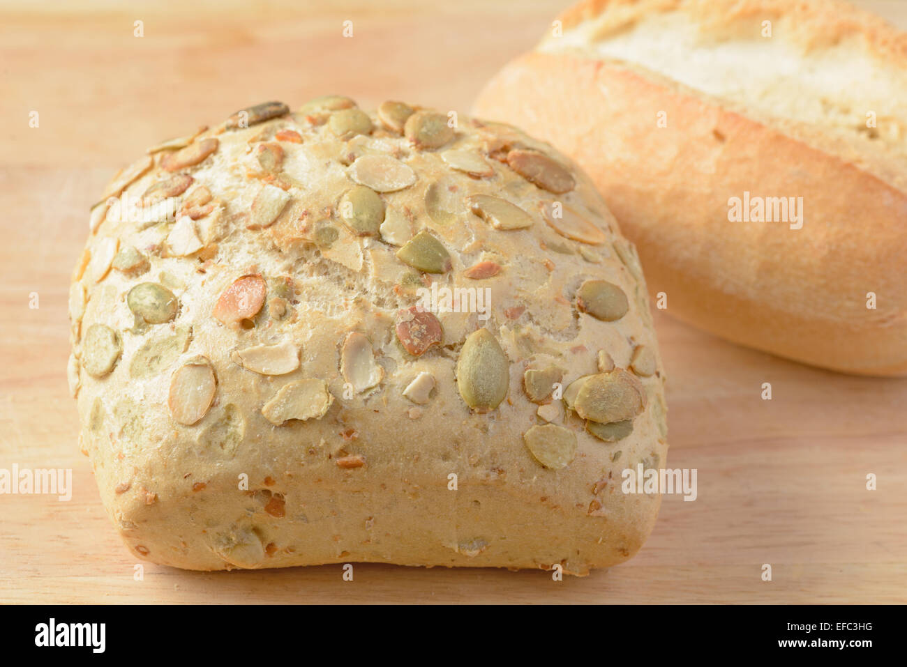 Stock image of bread rolls fresh from the bakers Stock Photo - Alamy