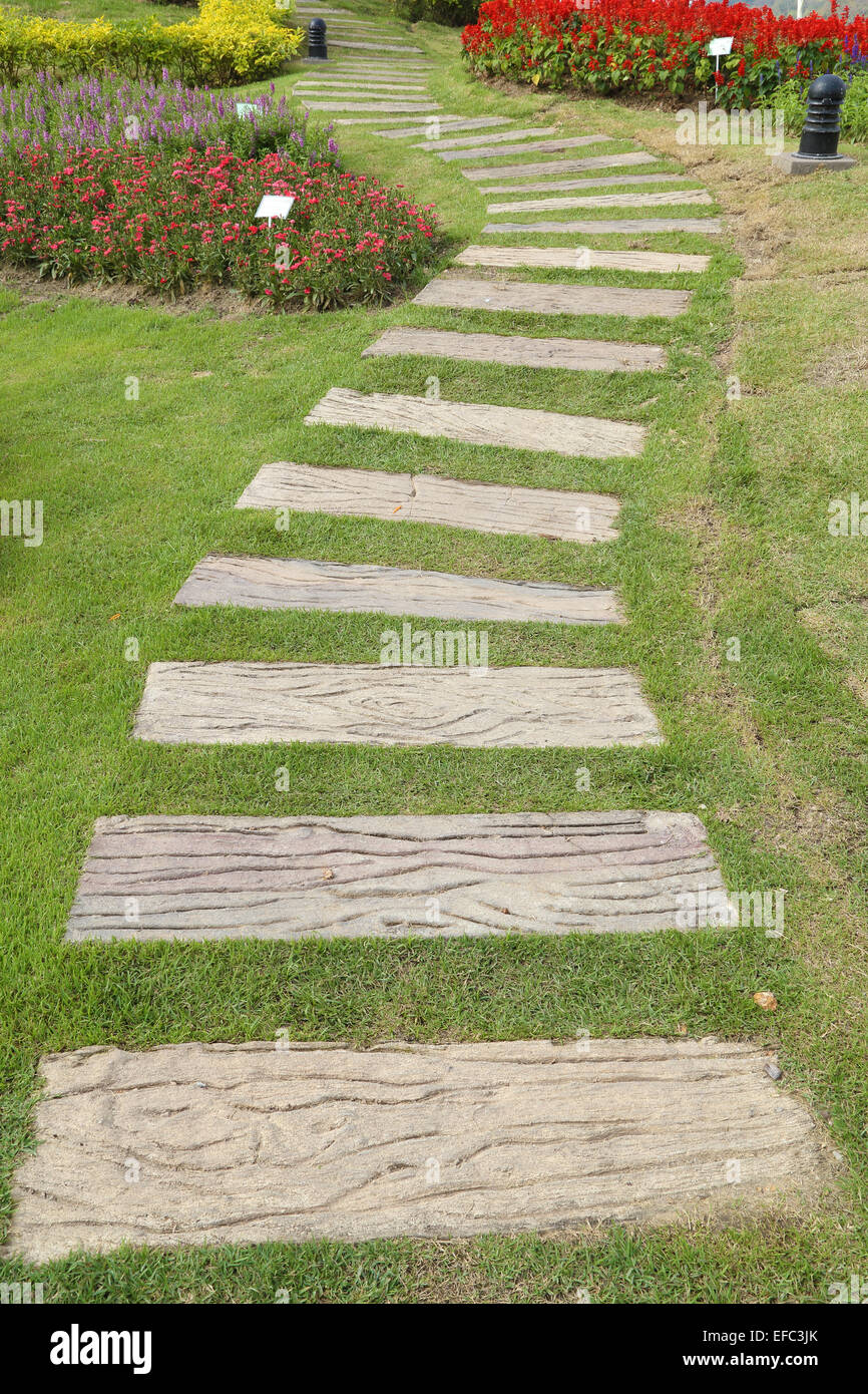 Garden pathway texture hi-res stock photography and images - Alamy