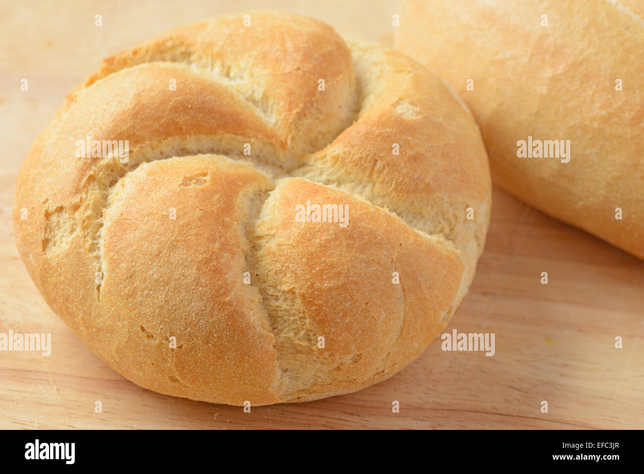 Stock image of bread rolls fresh from the bakers Stock Photo - Alamy