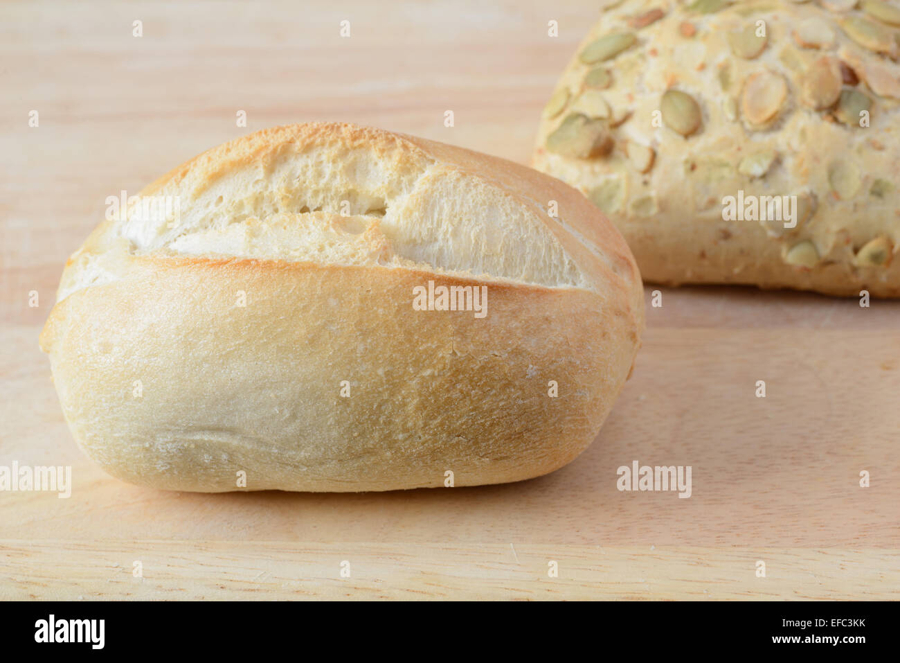 Stock image of bread rolls fresh from the bakers Stock Photo - Alamy