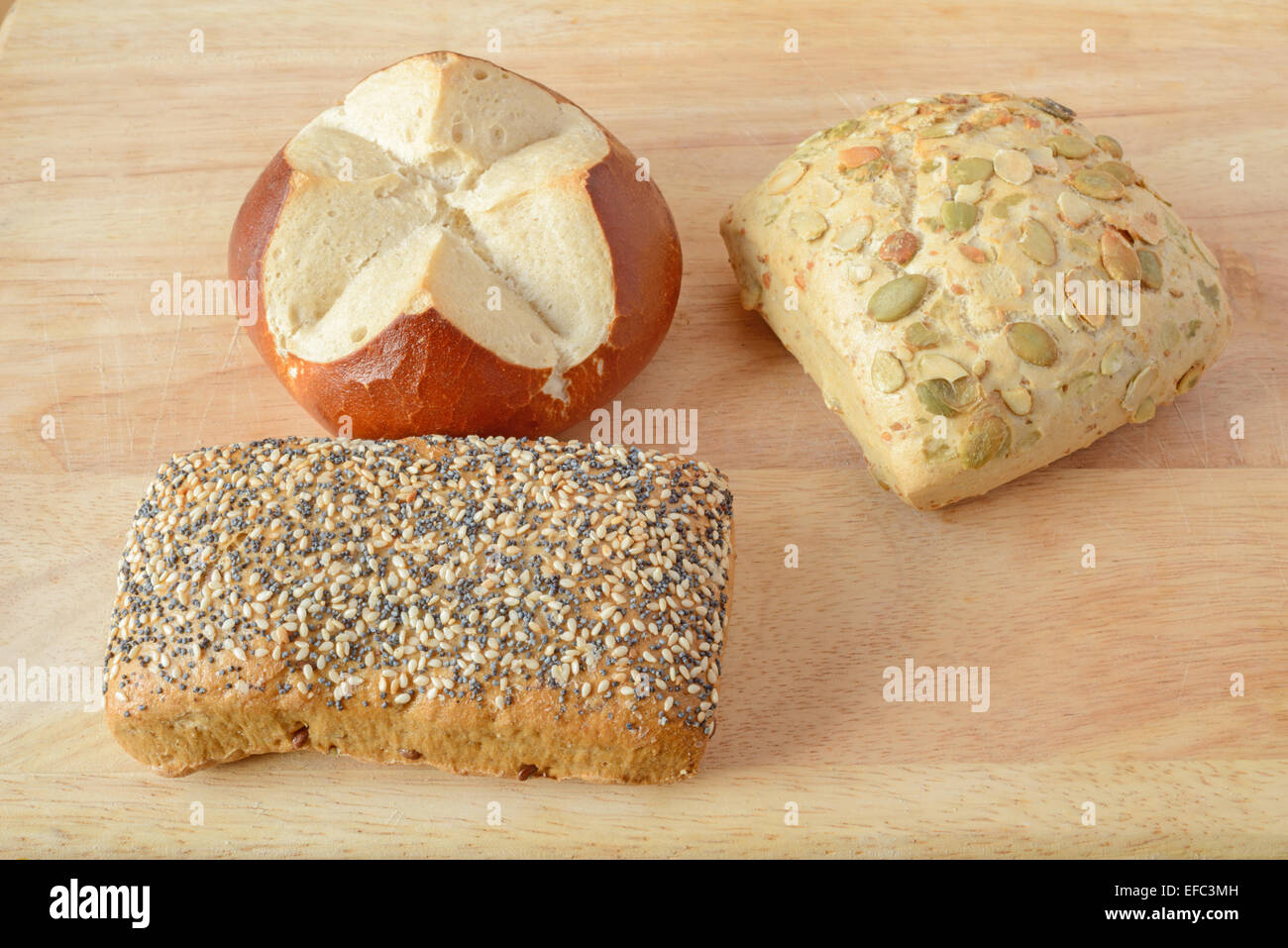 Stock image of fresh bread rolls from the bakers Stock Photo - Alamy