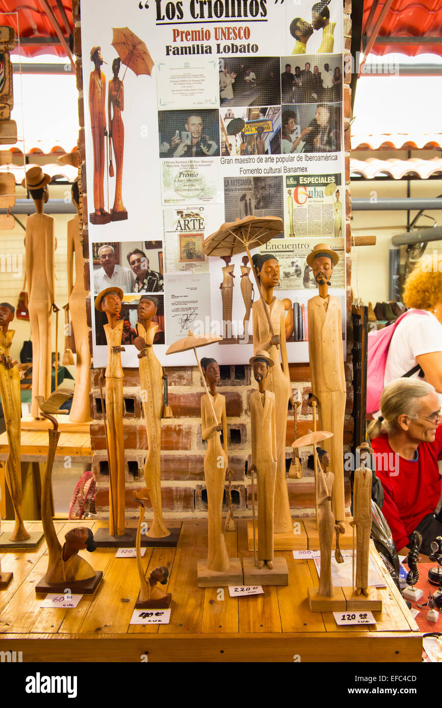 Cuba Old Havana La Habana Vieja Calle Obispo Artisan arts & crafts ...