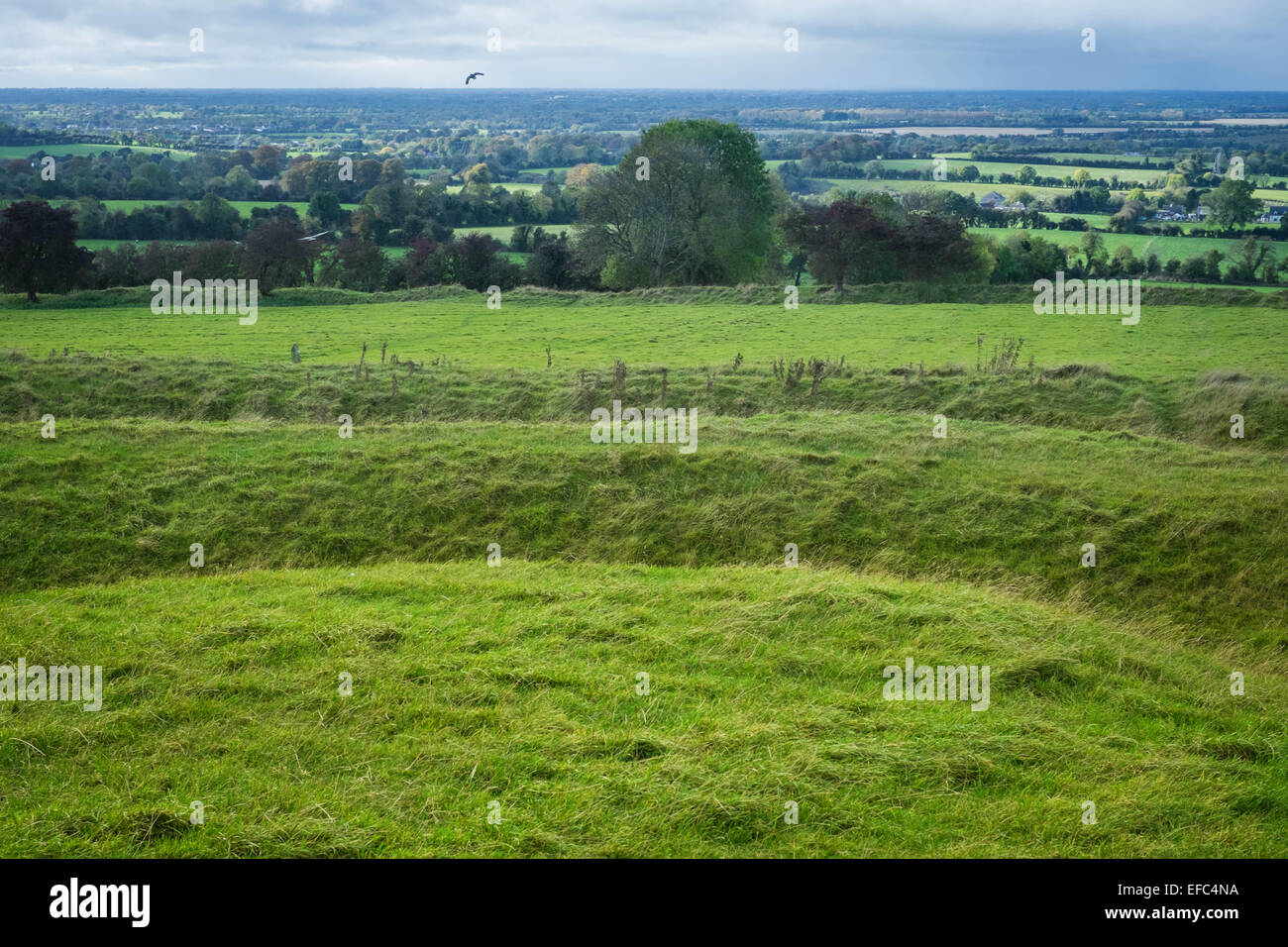 View from the Hill of Tara Stock Photo - Alamy