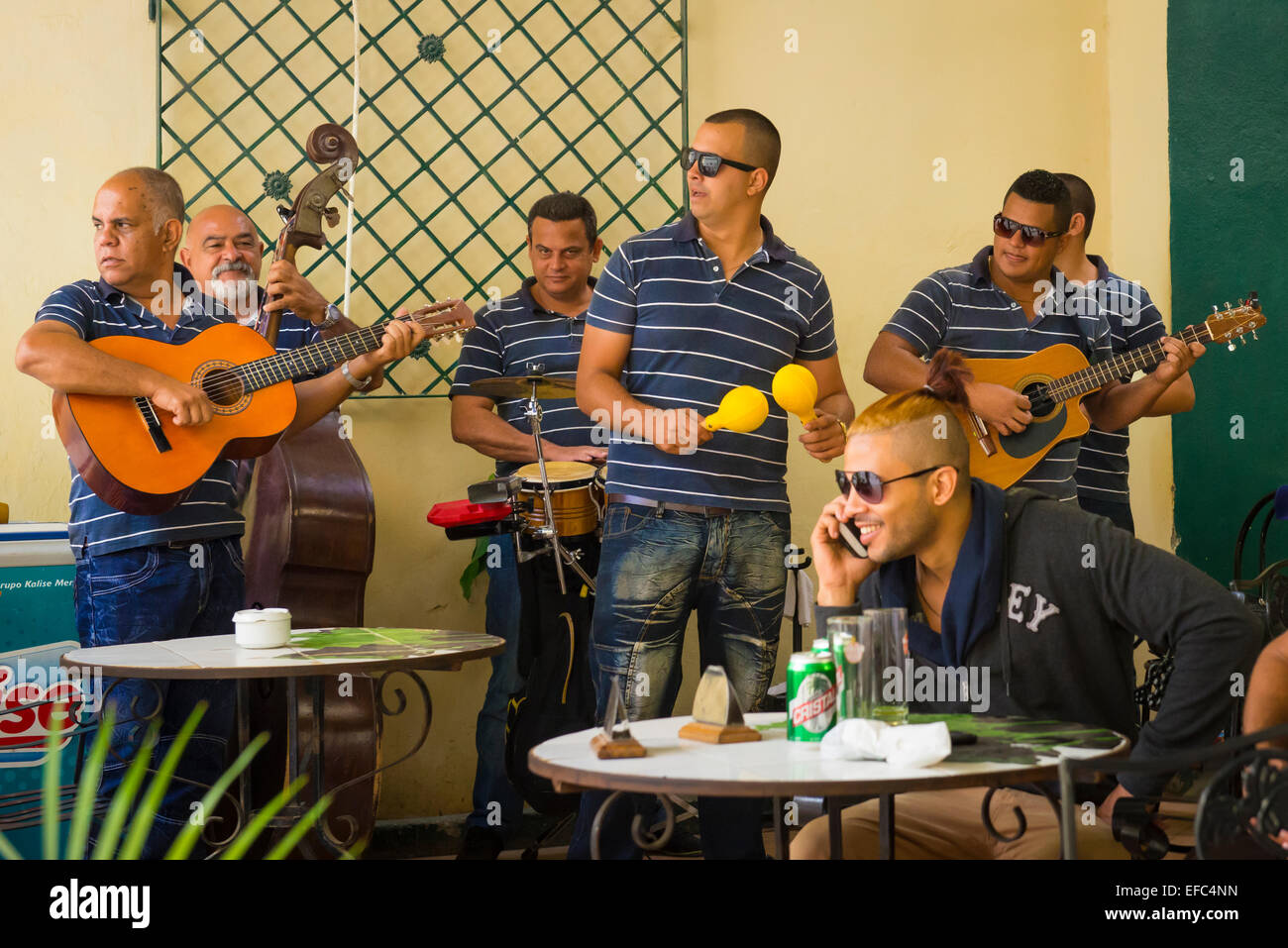 Cuba Old Havana La Habana Vieja Calle Obispo typical Cuban bar cafe ...