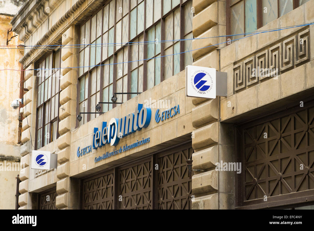 Cuba Old Havana La Habana Vieja ETECSA Telepunto shop store sole only ...