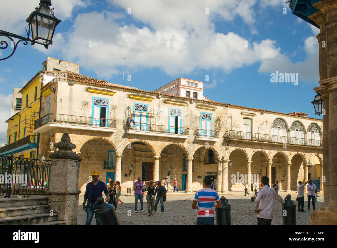 Cuba Old Havana La Habana Vieja Plaza de la Catedral Cathedral Square ...