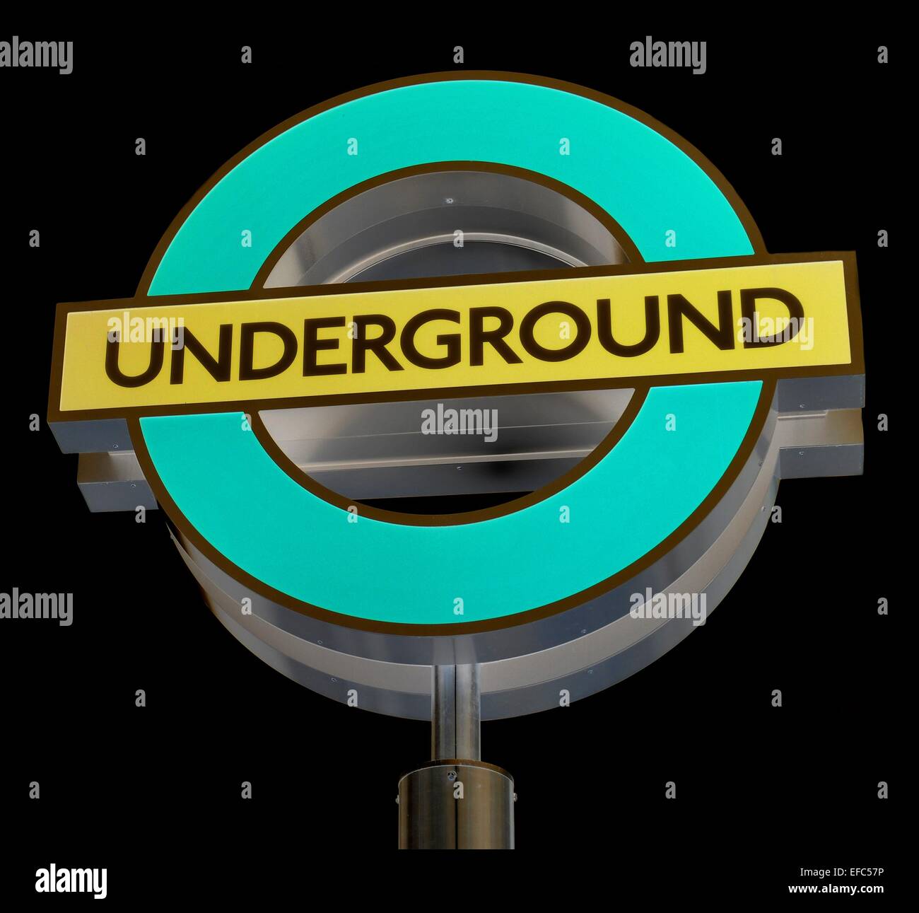 London underground station sign retro hi-res stock photography and ...