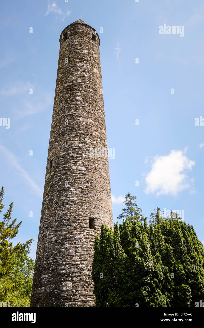 Ancient tower built by monks Stock Photo - Alamy