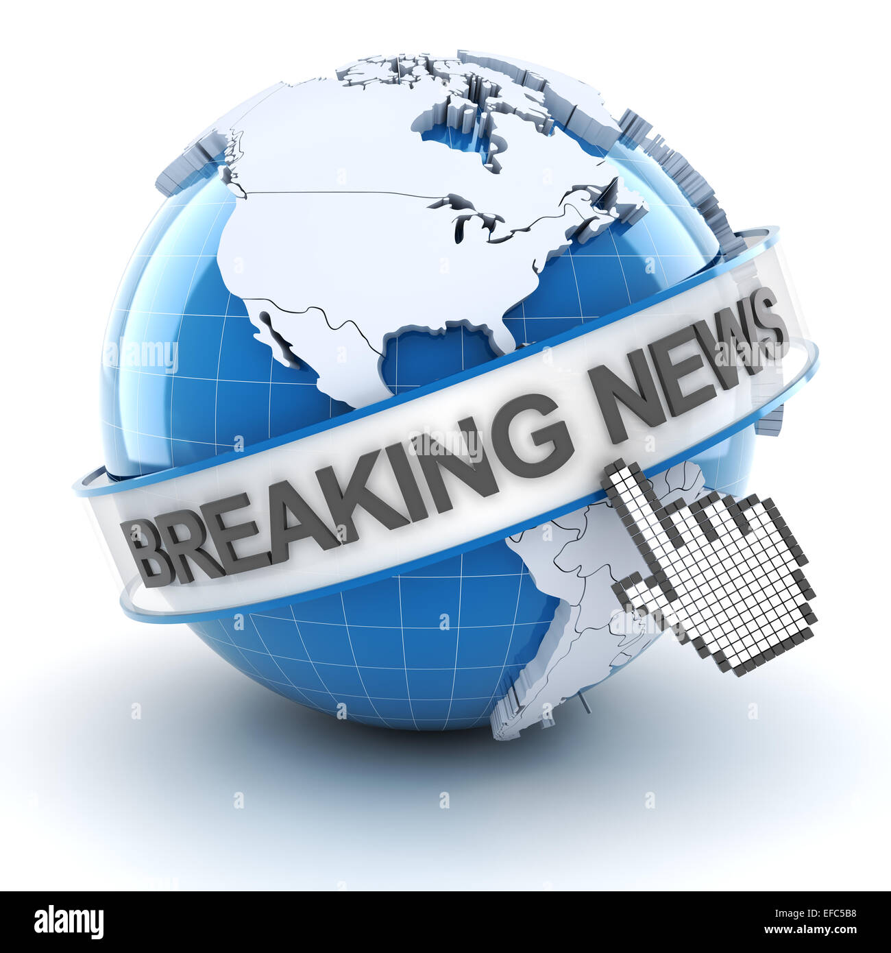 Breaking text hi-res stock photography and images - Alamy