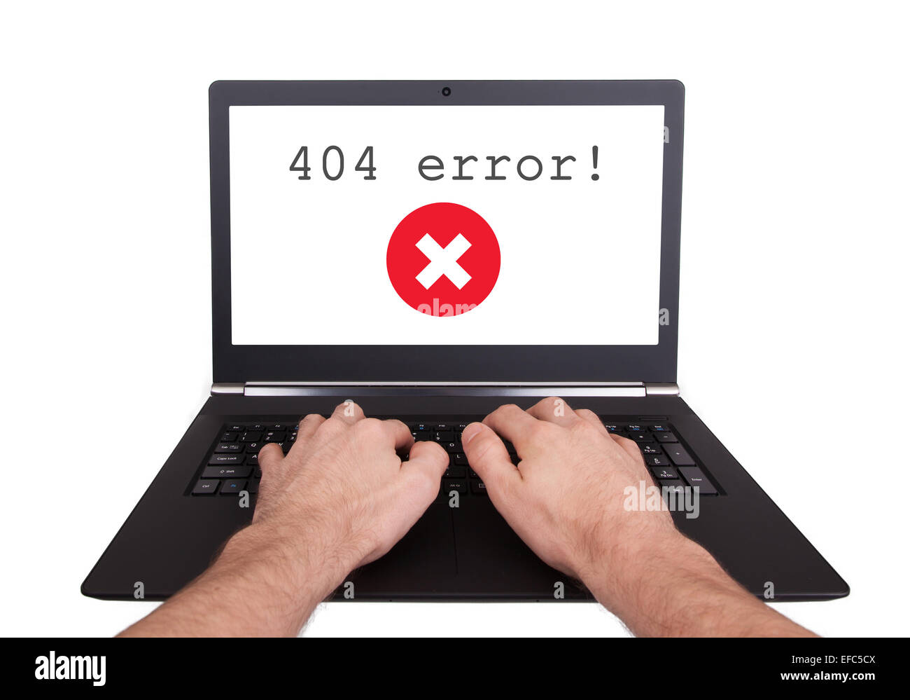 Error screen Cut Out Stock Images & Pictures - Alamy