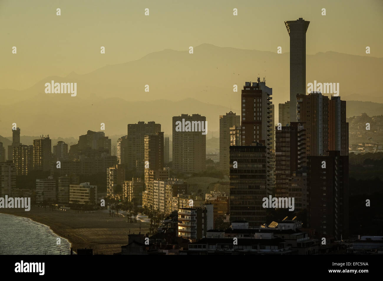 Skyline benidorm costa blanca spain hi-res stock photography and images ...