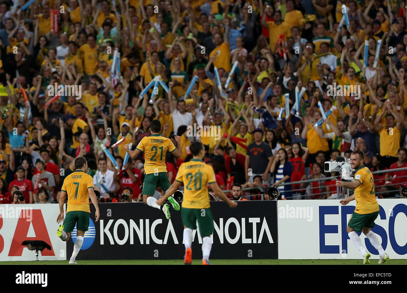 Sydney, Australia. 31st Jan, 2015. Australia's Massimo Luongo ...