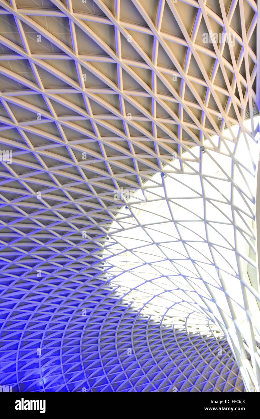 Modern roof structure detail Stock Photo - Alamy