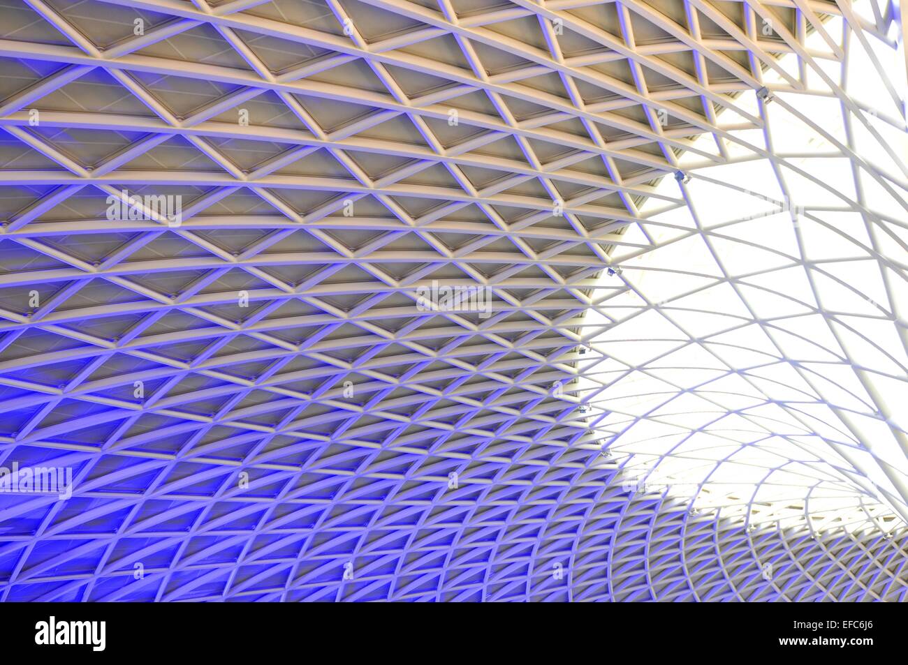 Modern roof structure detail Stock Photo - Alamy