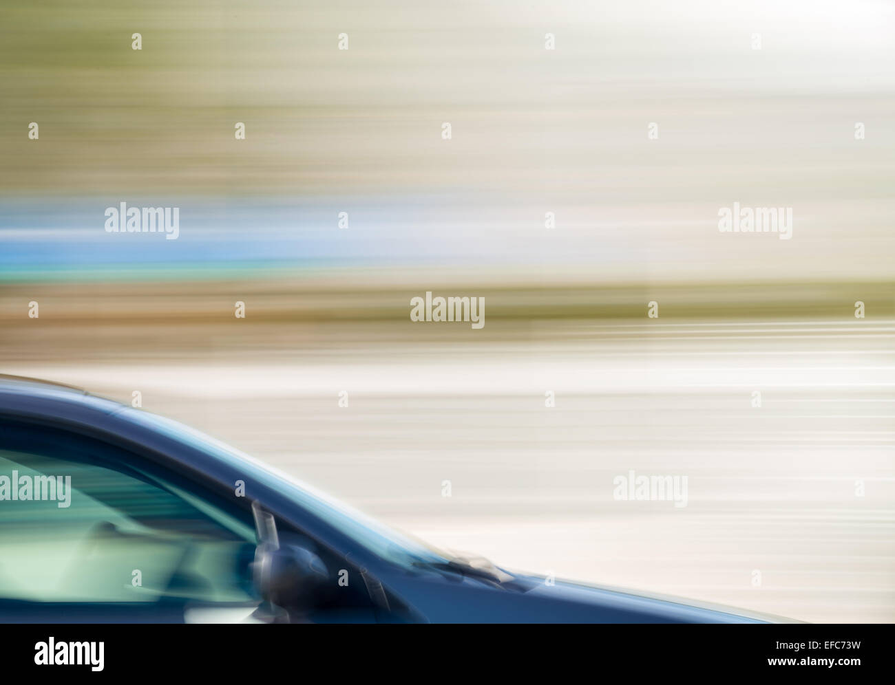 Abstract side take of a speeding car Stock Photo - Alamy
